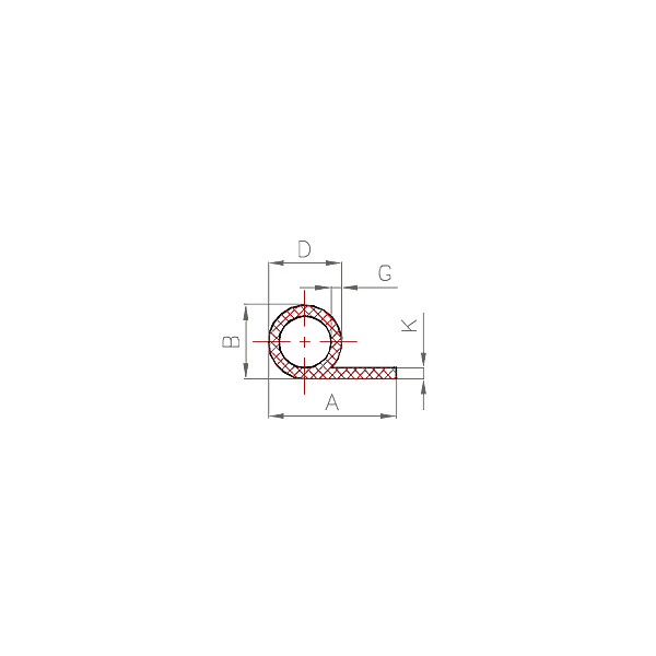 EPDM/NBR P-Profile (2 Standardformen / Produktionsware)